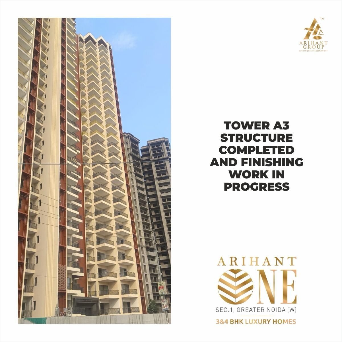 Arihant One Noida Extension - 3/4 BHK Luxury Flats in Greater Noida West
